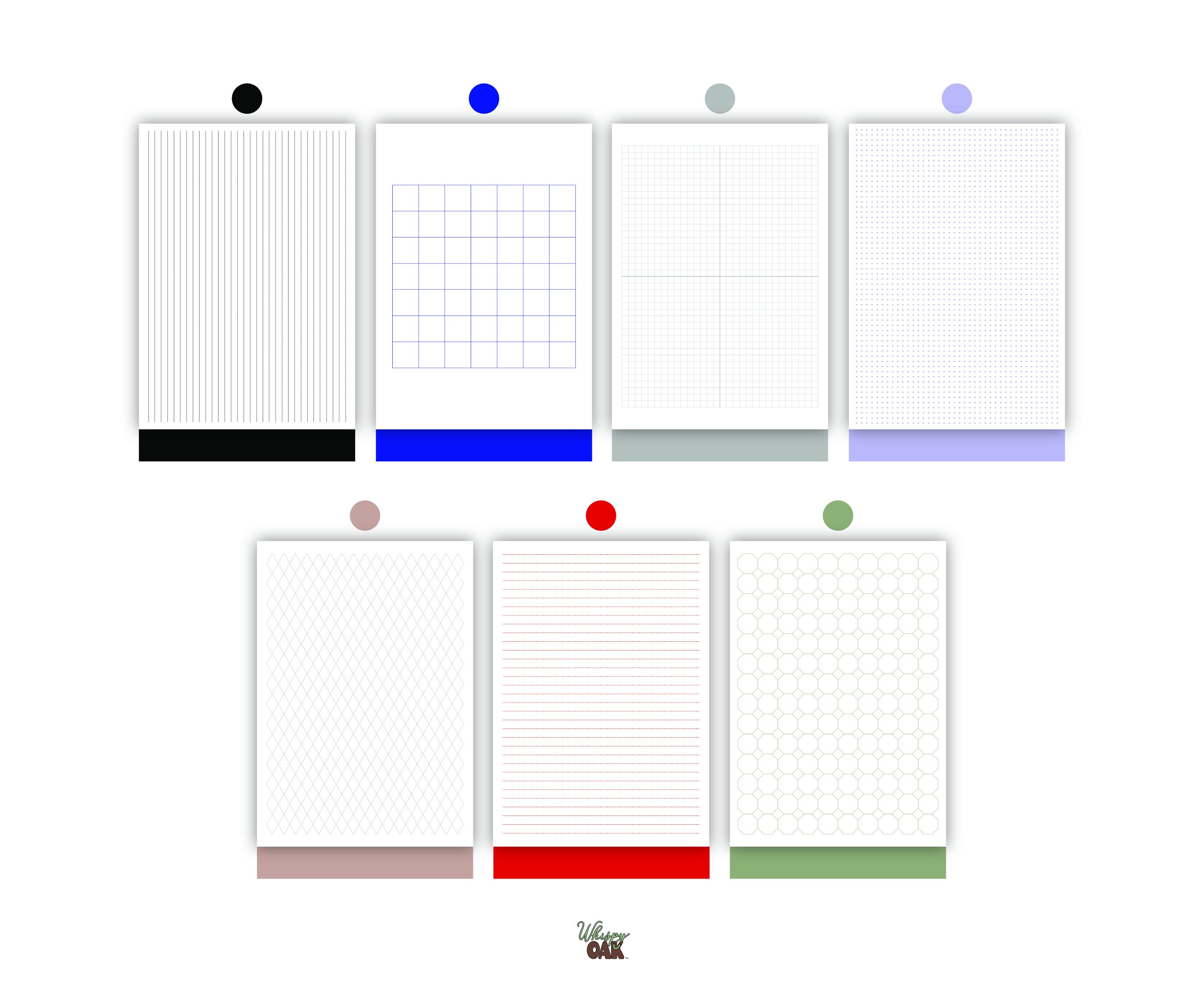 Printable Graph Paper, Grid Paper, Note Taking Template, Handwriting ...
