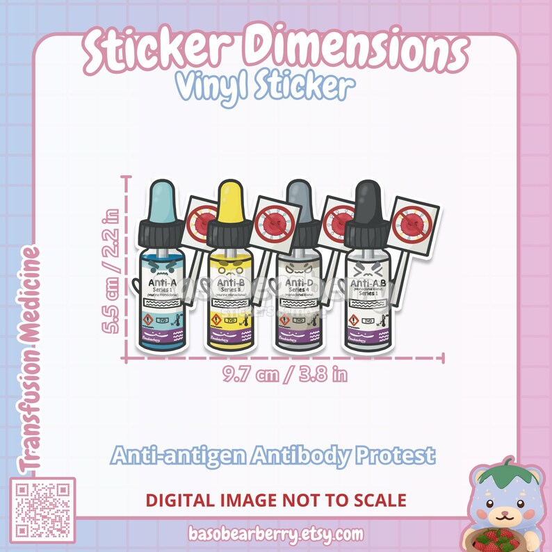 Anti-antigen Antibody Protest Vinyl Sticker – Transfusion Medicine Lab ...