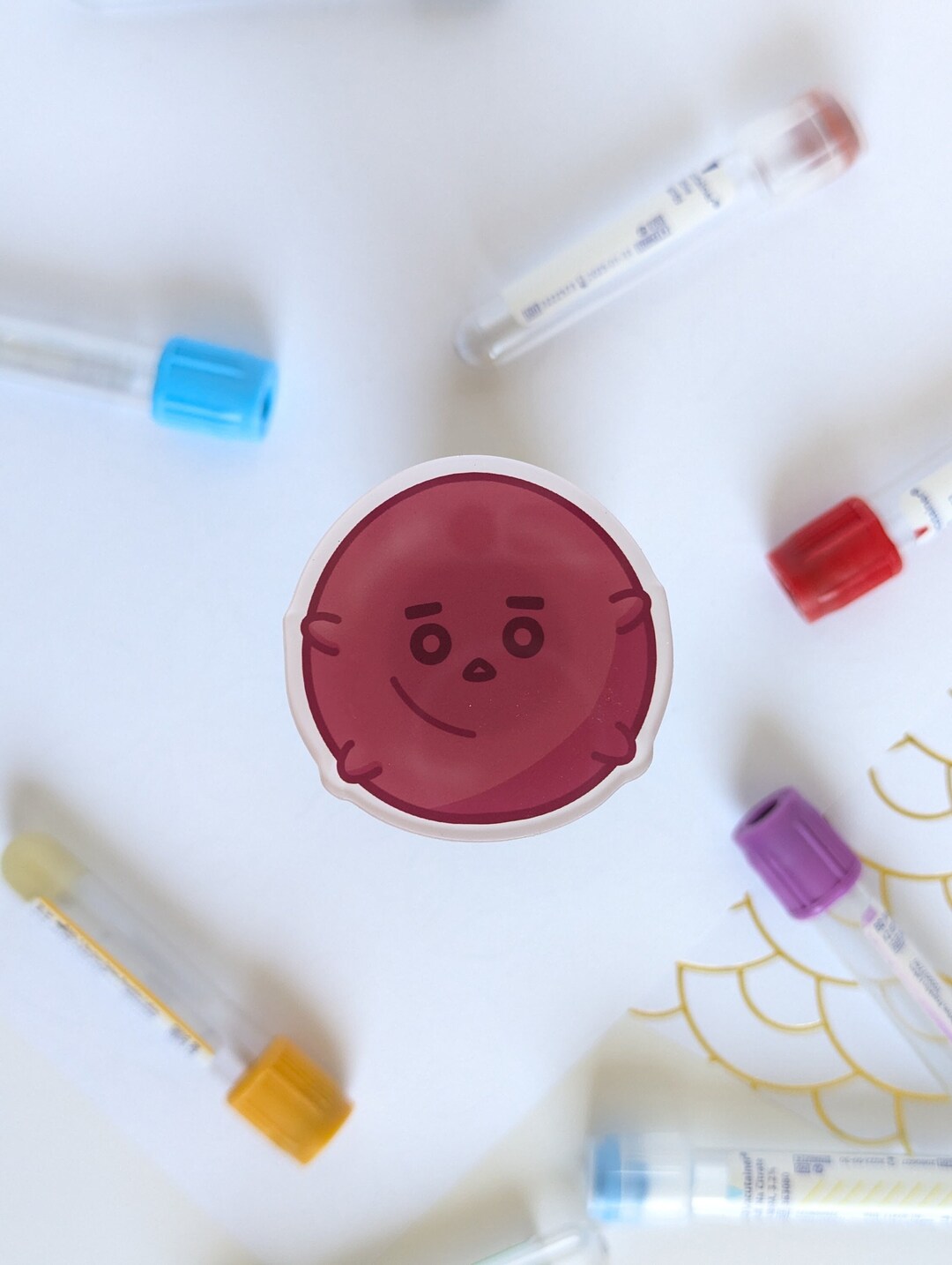 Red Blood Cell Acrylic Magnet - Med Lab/laboratory/science/hospital ...