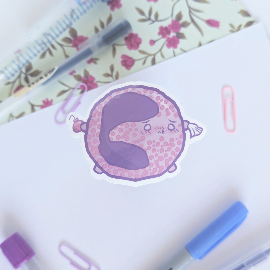 White Blood Cell Vinyl Stickers Hematology/med Lab/laboratory/science ...