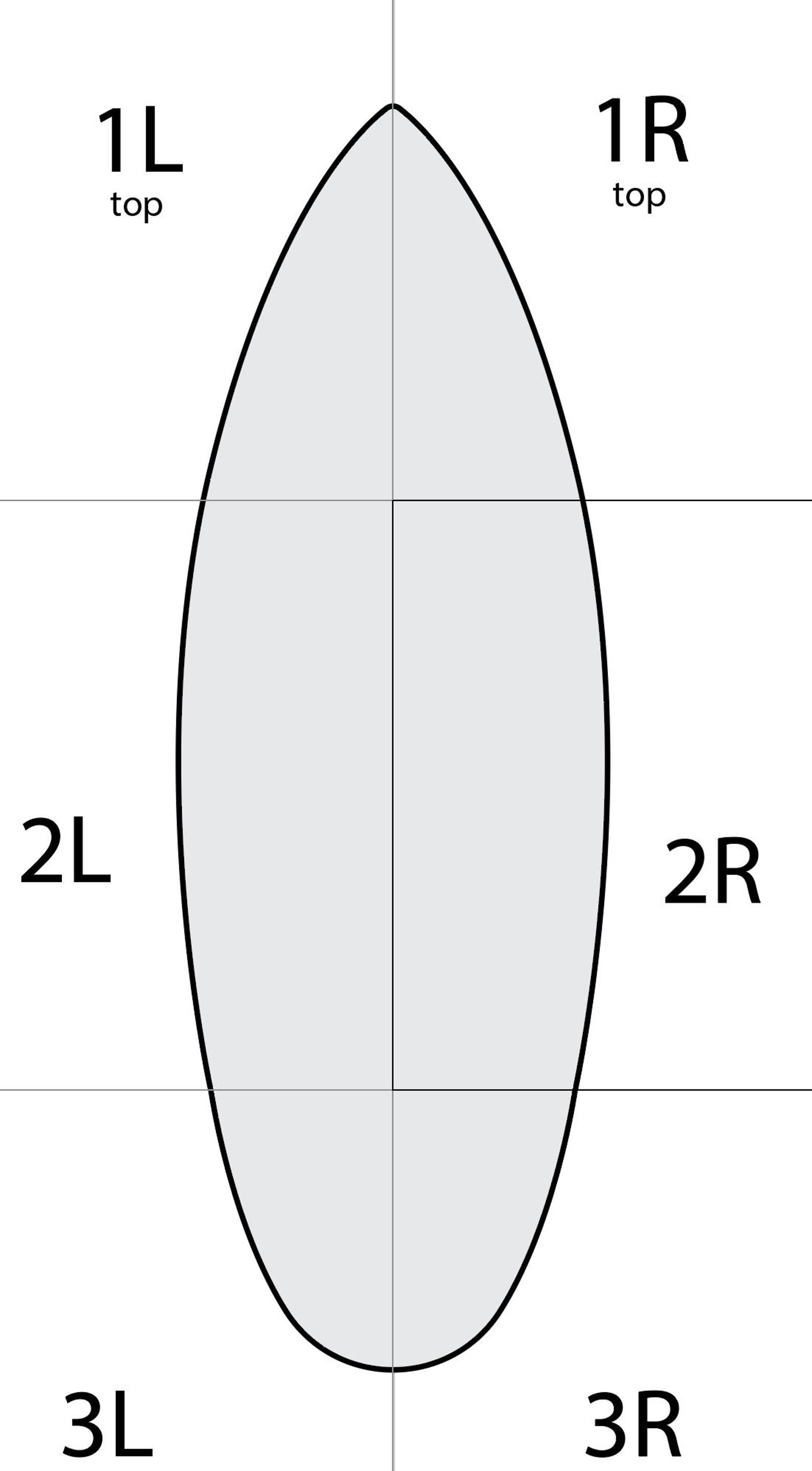 Surfboard Template (2'x8") - Etsy