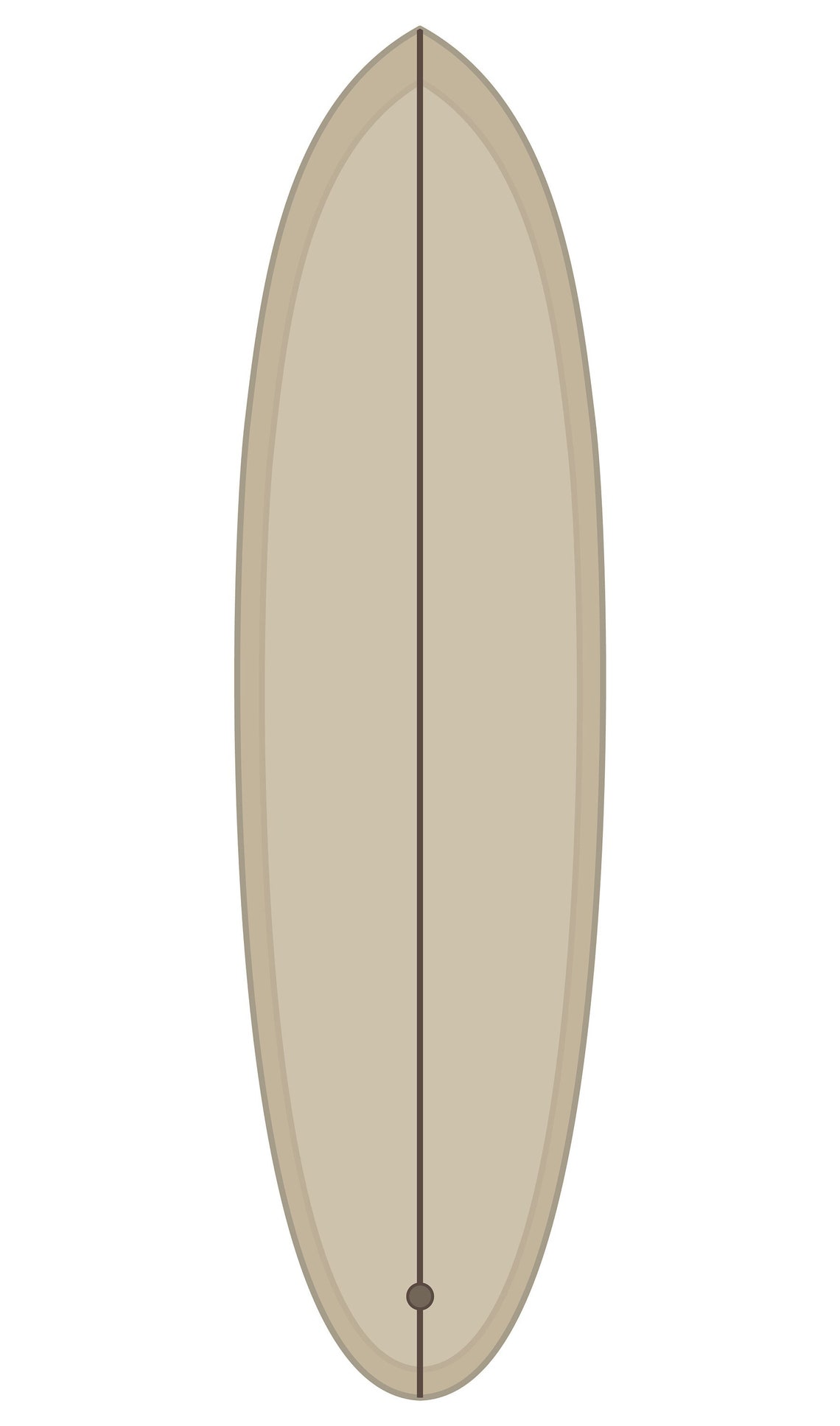 Large 6' Surfboard Template - Etsy