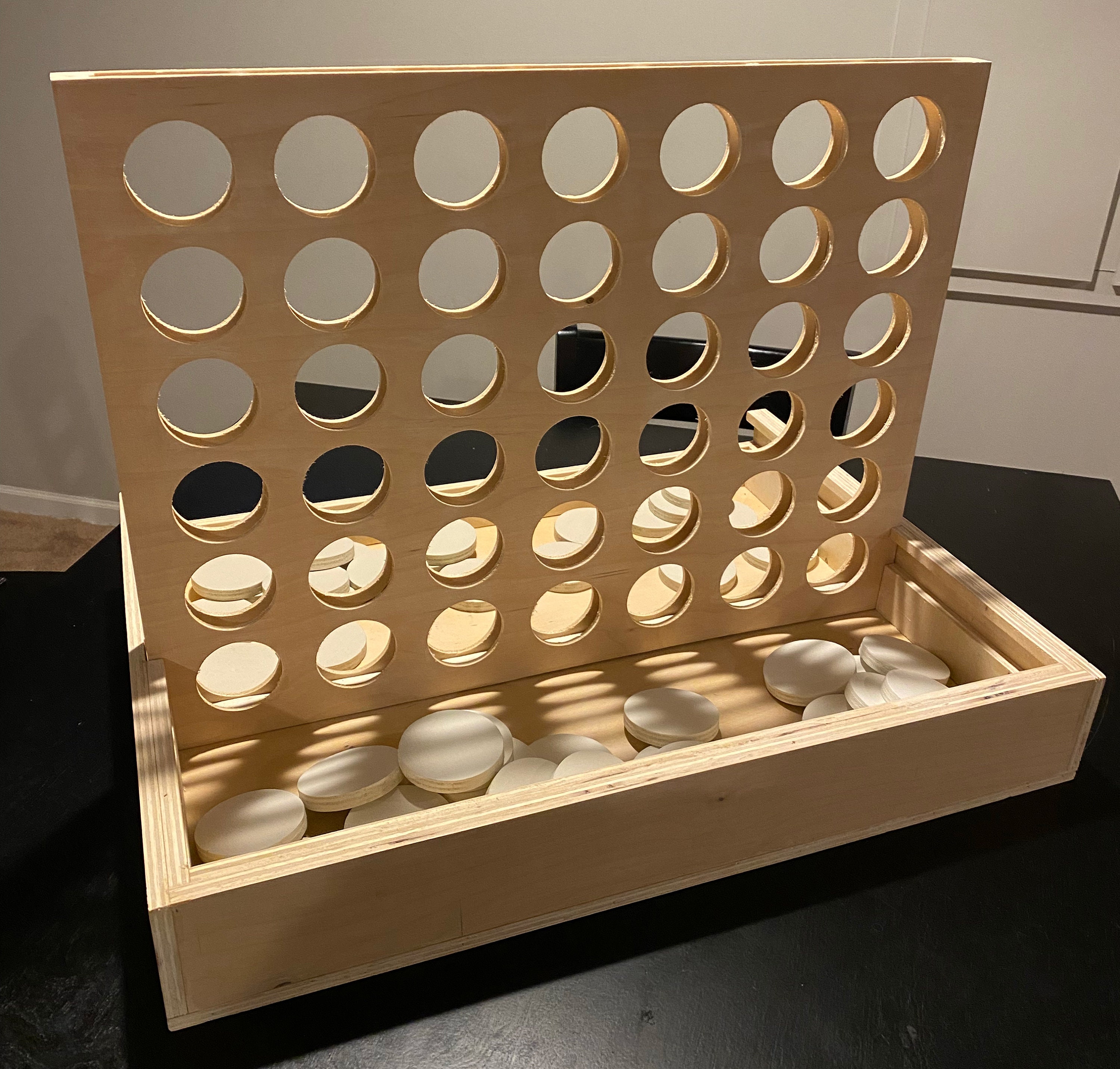 Large Connect Four Plans ( With Combination Box Stand ) - Etsy
