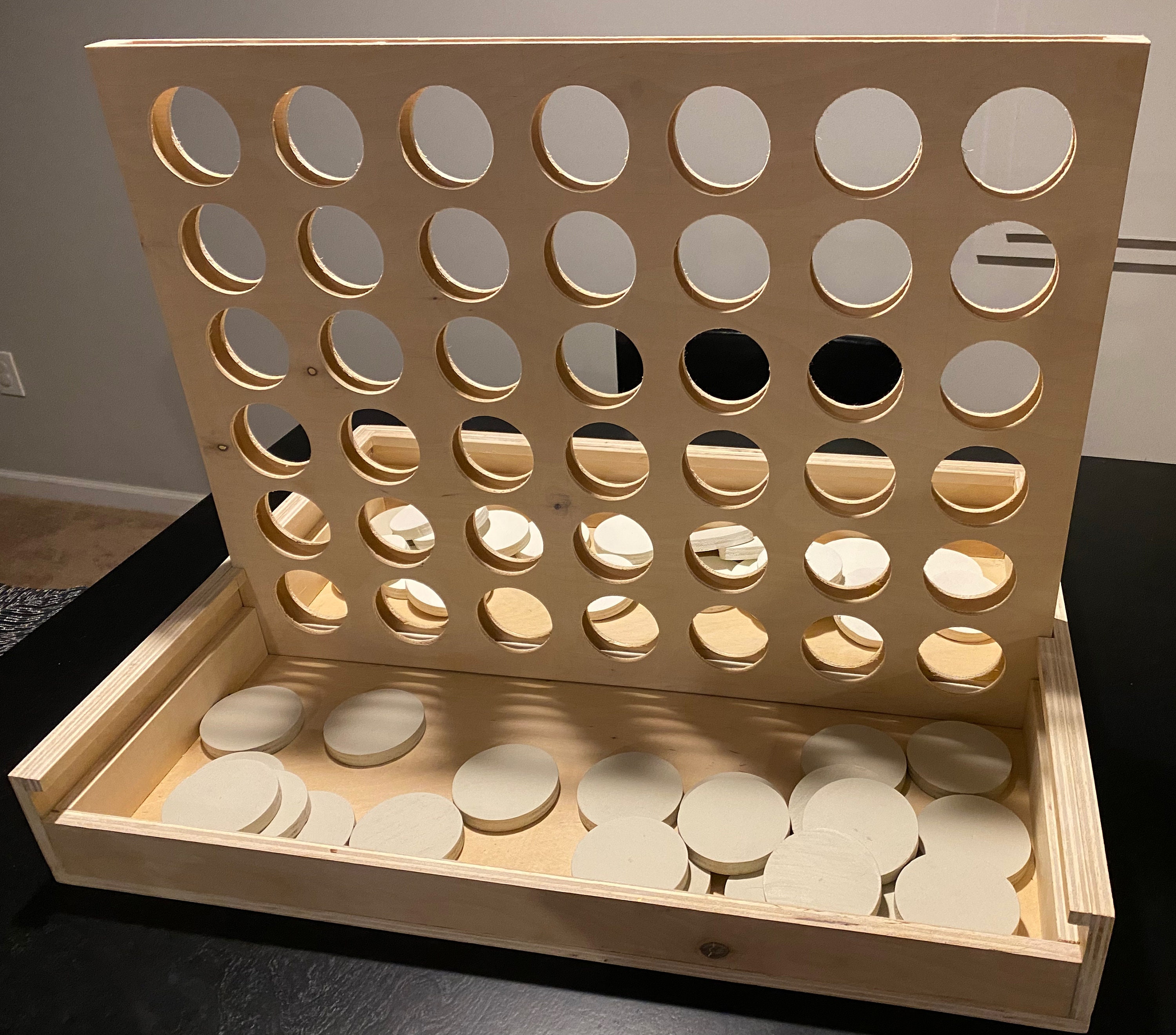 Large Connect Four Plans ( With Combination Box Stand ) - Etsy