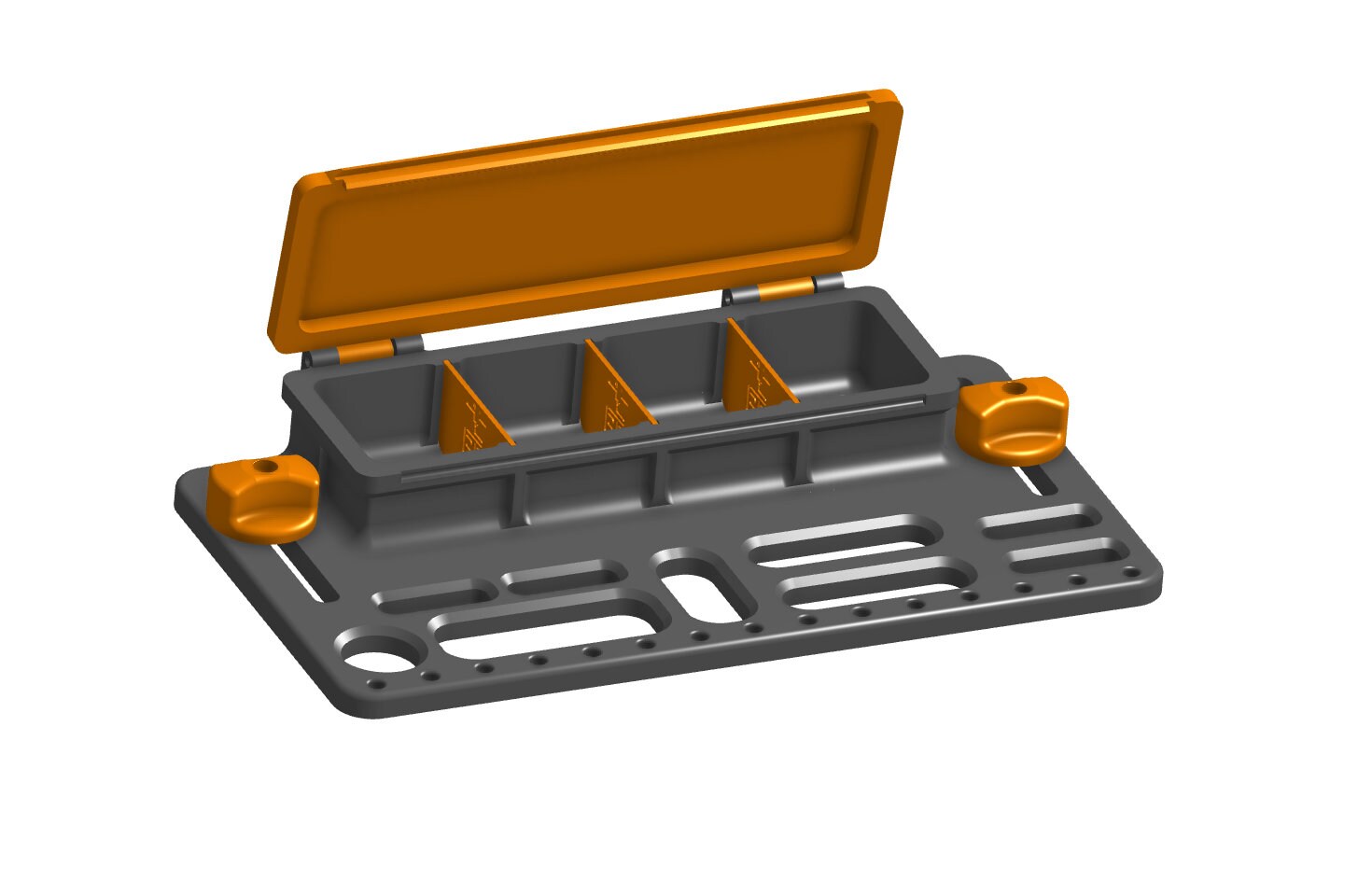 Rail Mount Tool & Tackle Holder With Lid - Etsy