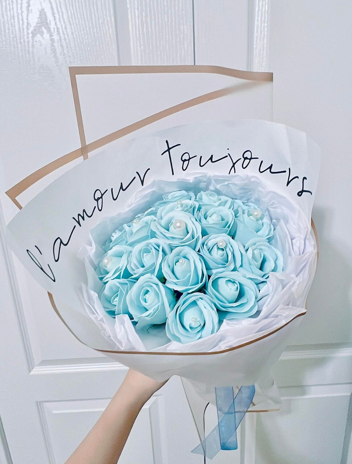 Scented Soap Roses Bouquet - Etsy