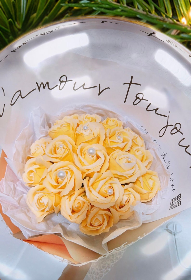 Scented Soap Roses Bouquet - Etsy