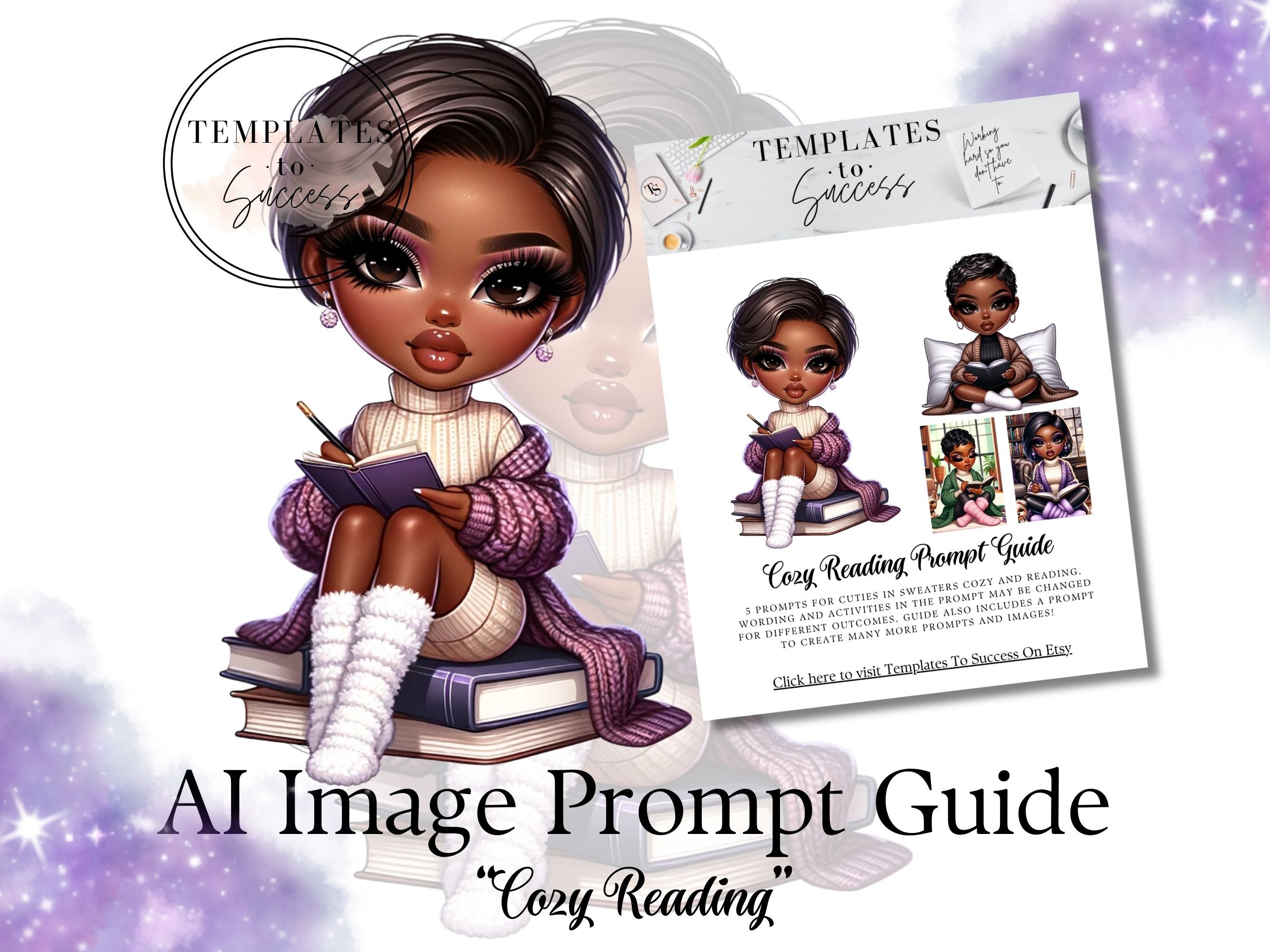 Chibi Doll Prompts Cute Black Chibi Prompts for Dall-e 3 Chibi Dolls ...