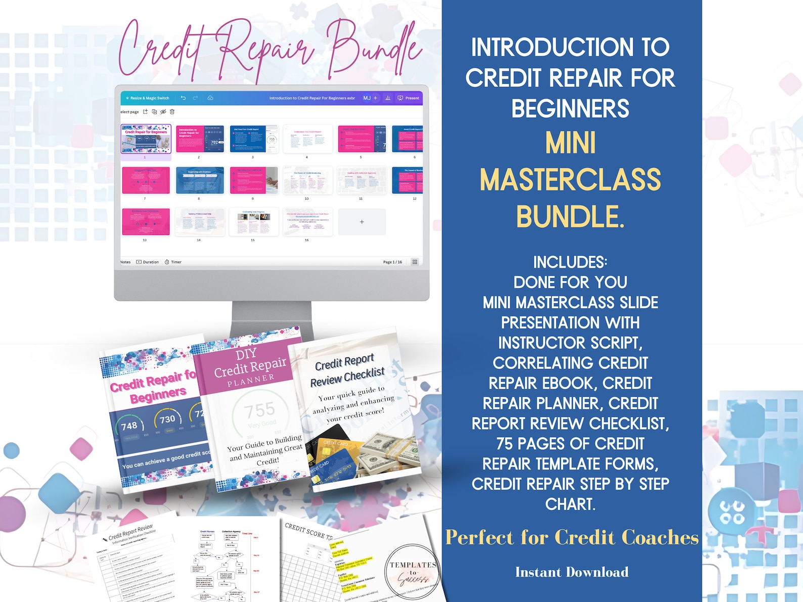 Done for You Credit Repair Masterclass Bundle|credit Repair Course ...