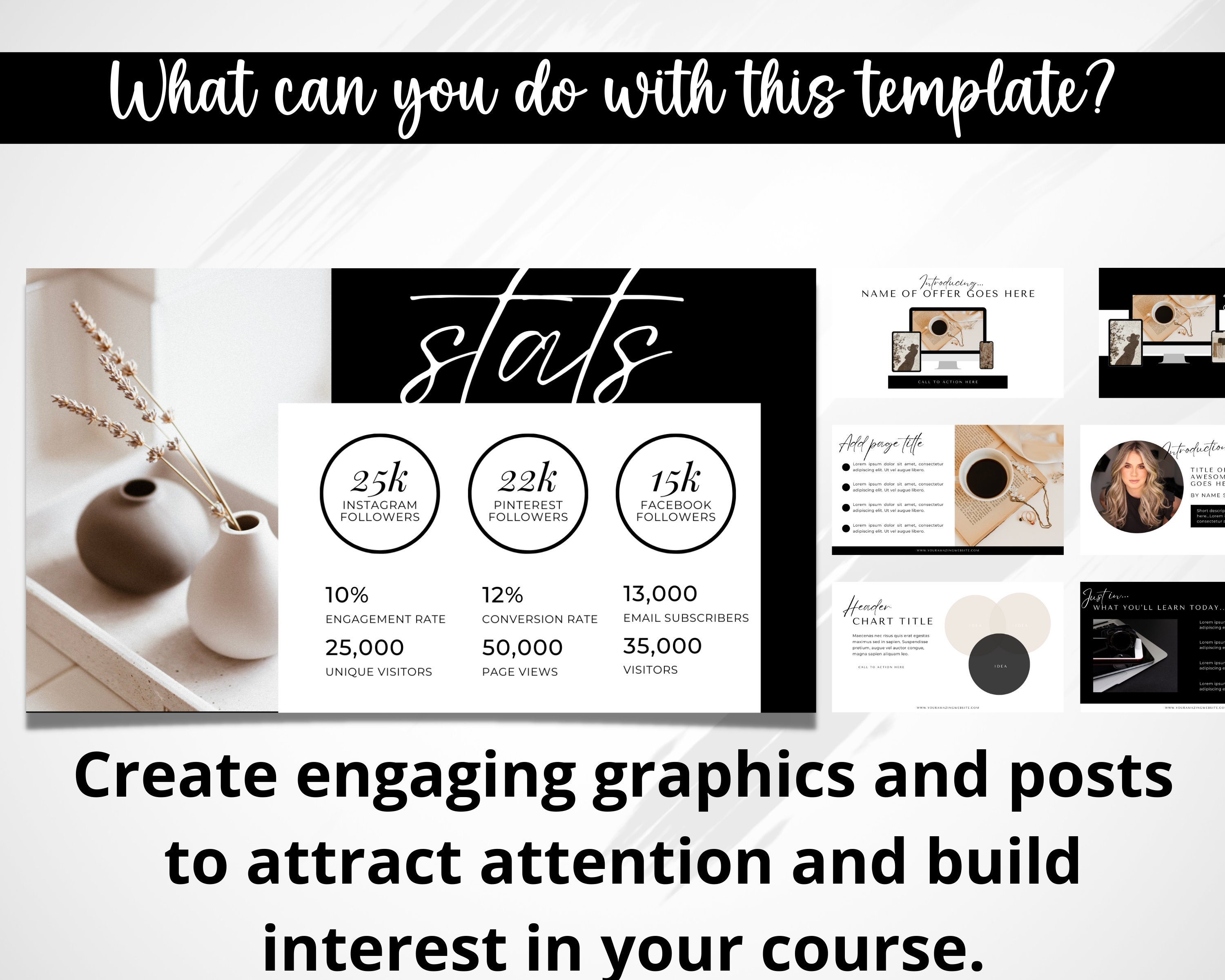 Course Slide Deck Masterclass Template Webinar Slide Deck Template ...