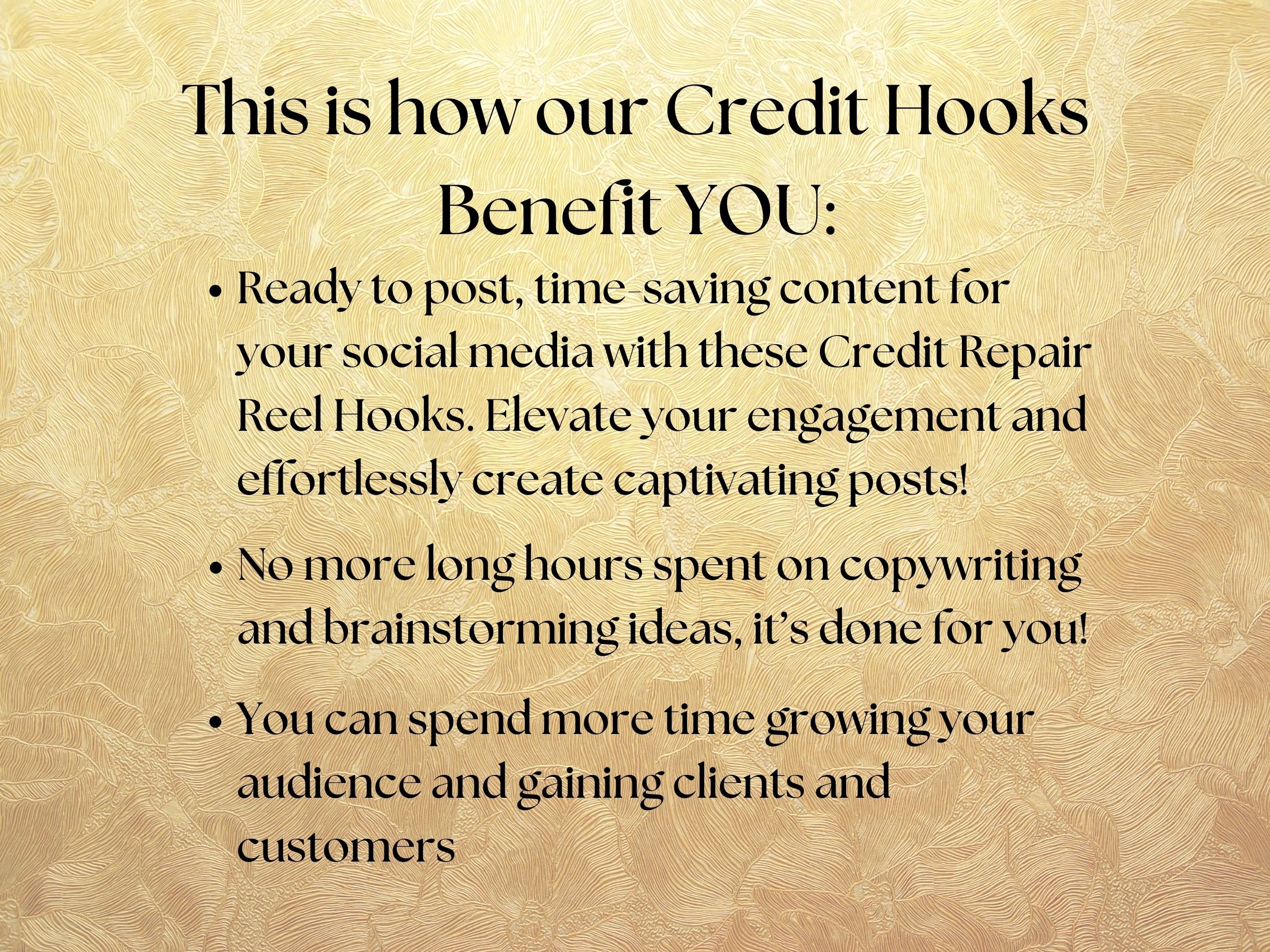 Credit Coach Hooks|reel Hooks for Credit Repair|credit Business|social ...