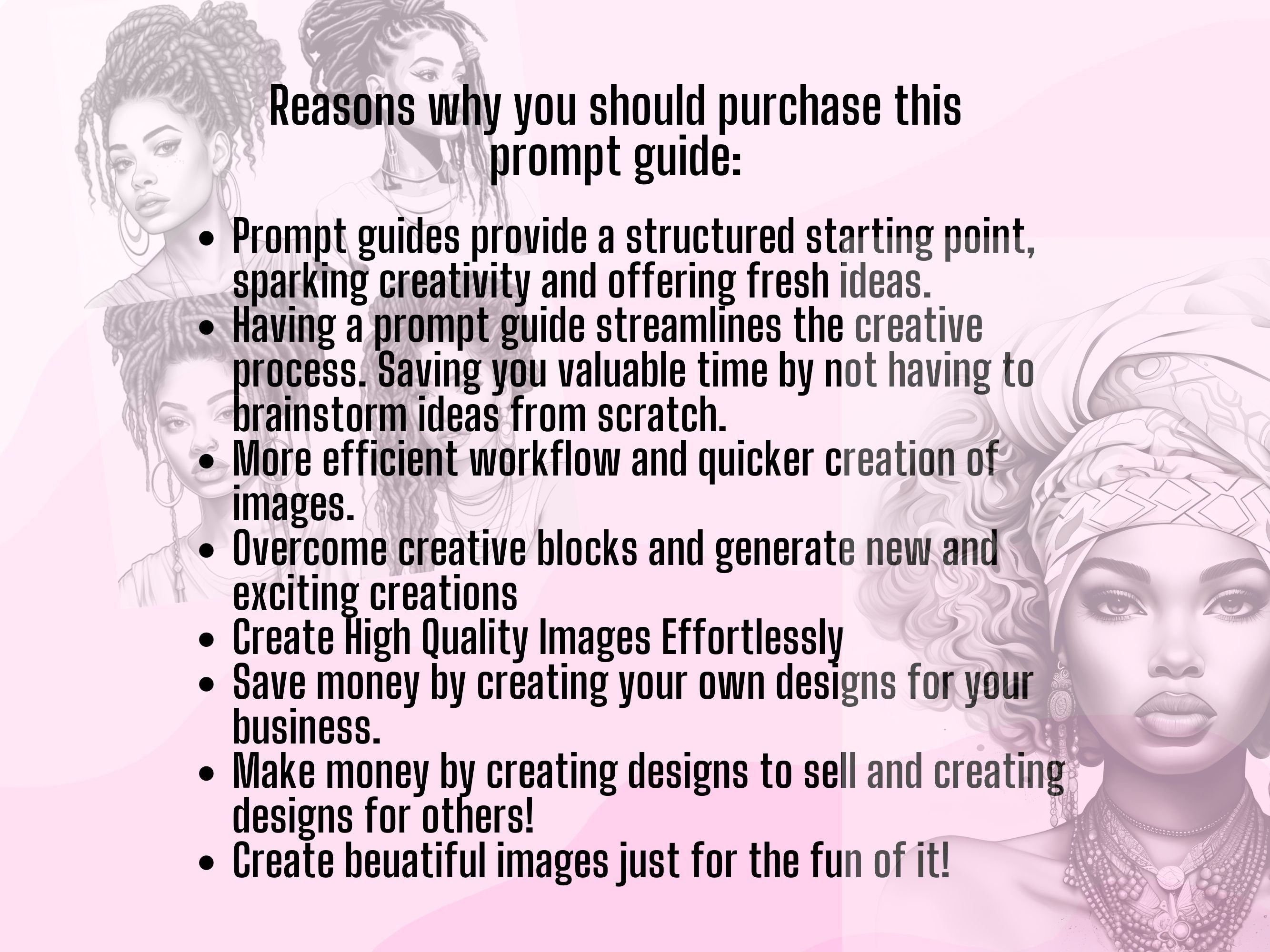 BOHO COLORING PAGES Midjourney Prompt Guide for Boho Prompts Bohemian ...