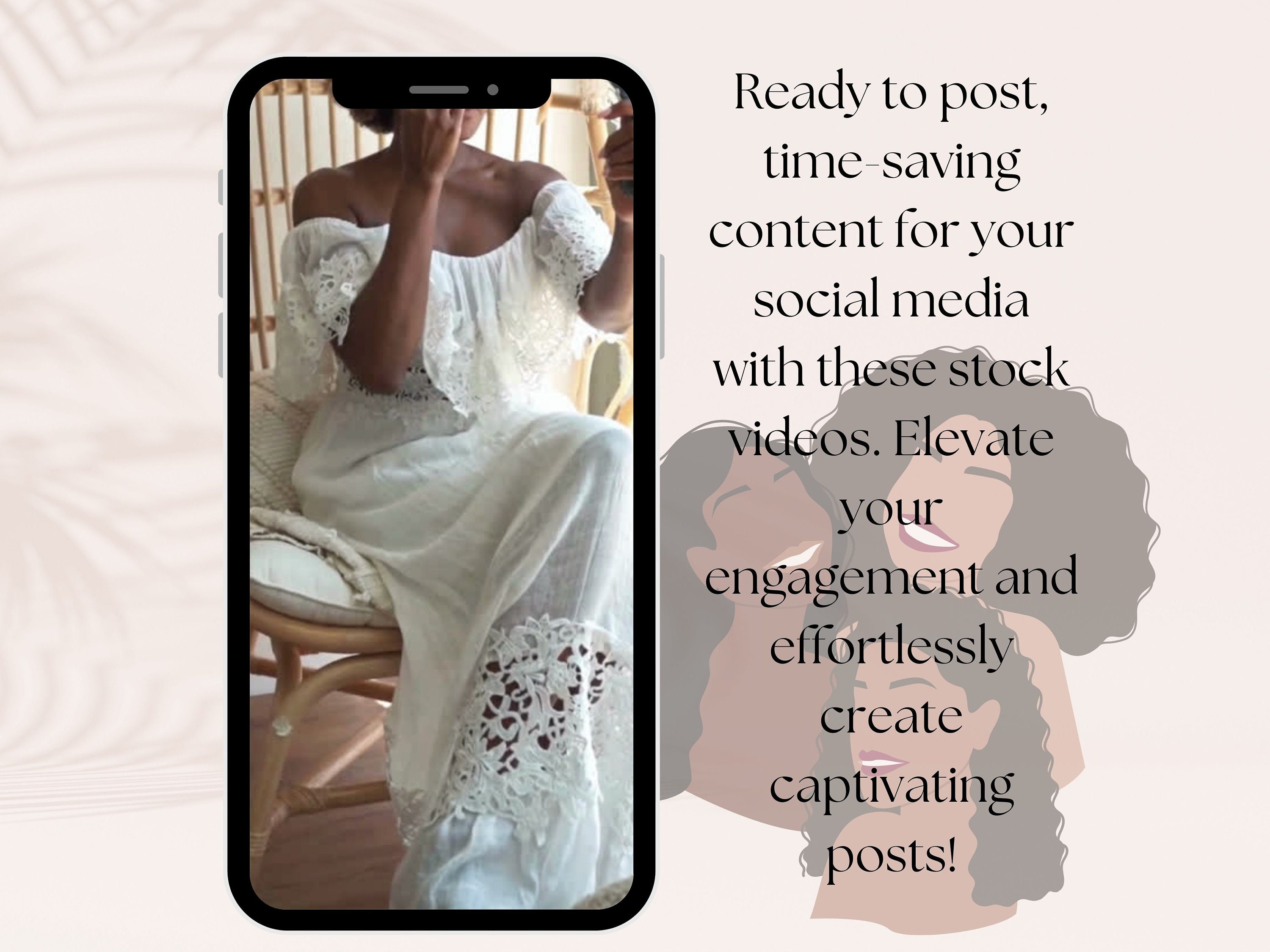 Faceless Reels for Black Women|faceless Social Media Stock Videos ...