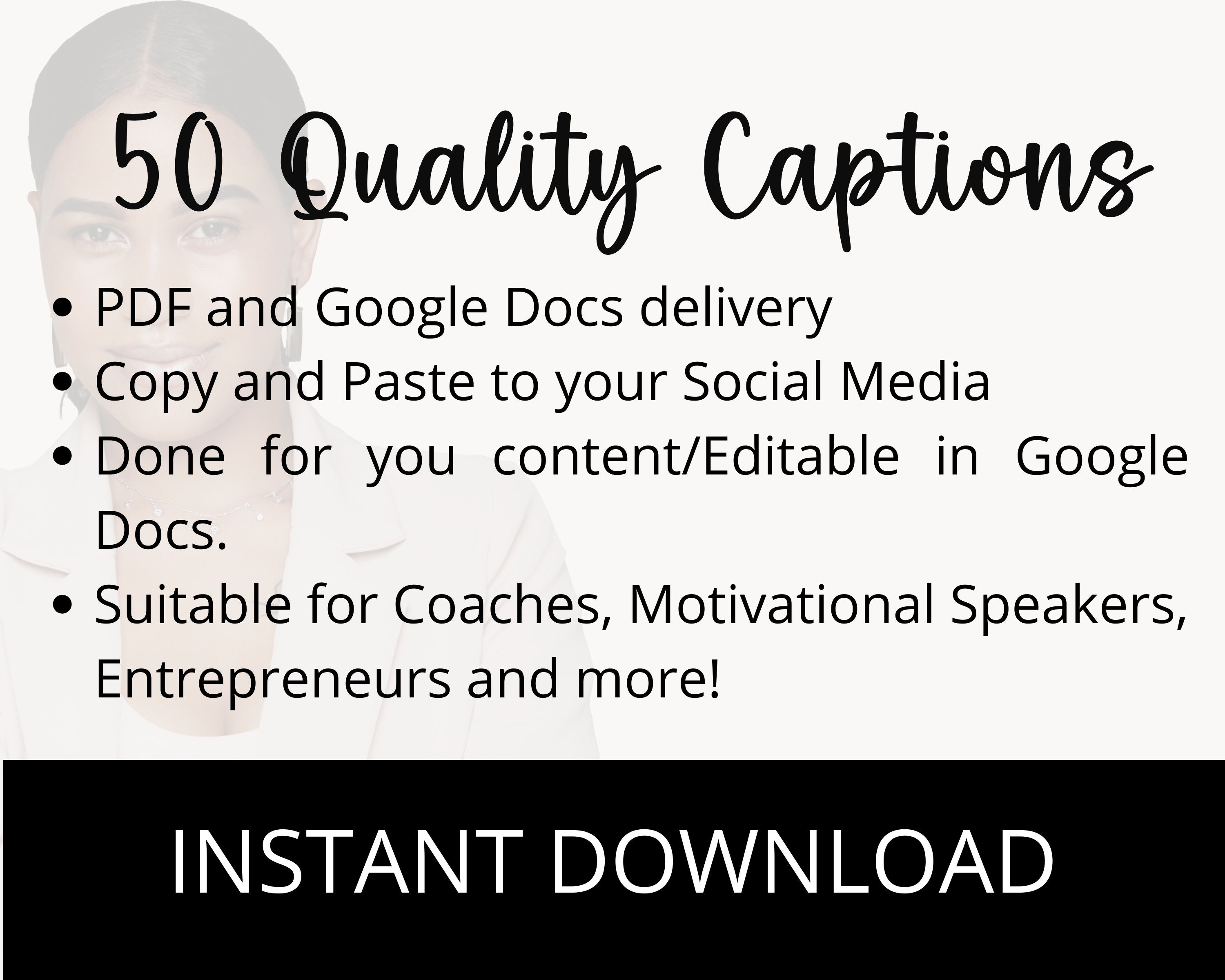 Life Coach Instagram Captions Social Media Post Life Coach Caption ...