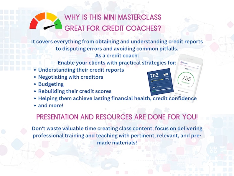 Done for You Credit Repair Masterclass Bundle|credit Repair Course ...