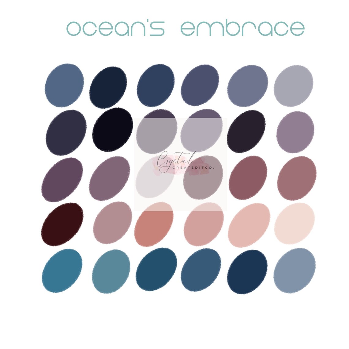 Procreate Color Palette Hex Codes Included Hues Of Red Etsy