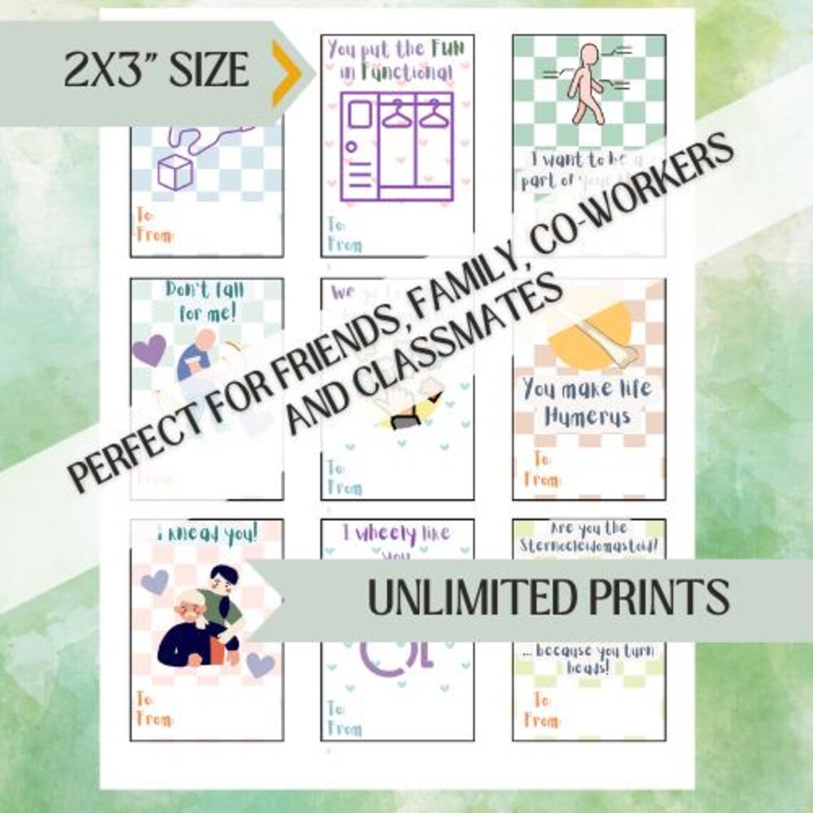 Occupational Therapy Valentines Day Cards Funny - Etsy