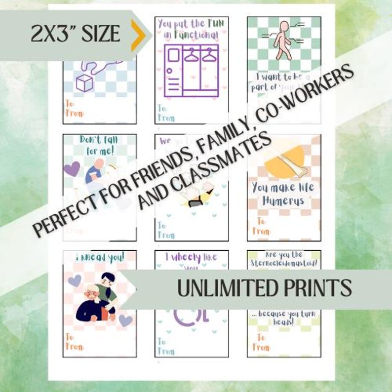 Occupational Therapy Valentines Day Cards Funny - Etsy