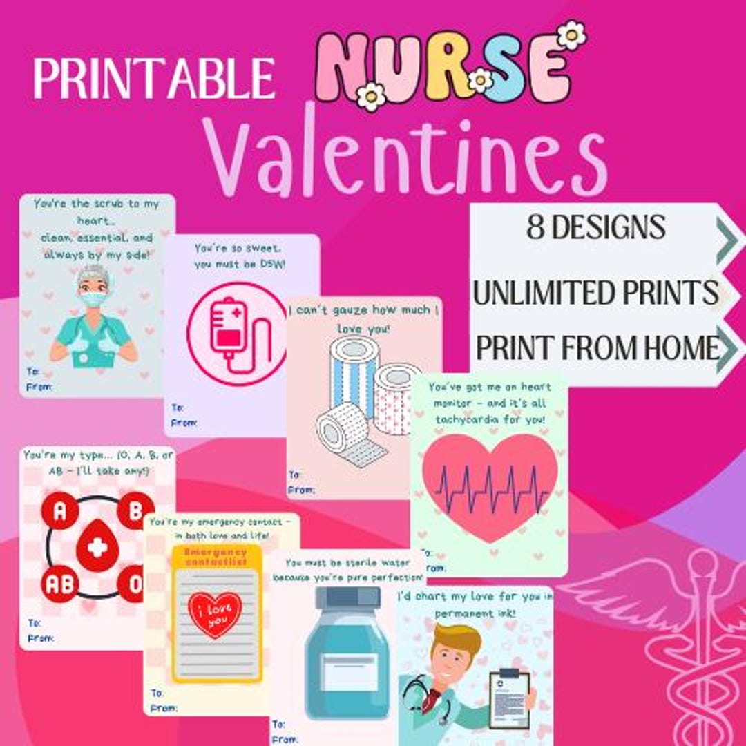 Nursing Valentines Day Cards Funny - Etsy
