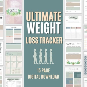The Ultimate Weight Loss Tracker : Goal Planner, Meal Planner ...