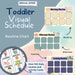Toddler Visual Schedule Routine Chart - Digital Download - Etsy