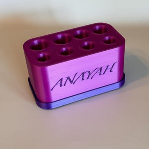 Custom Syringe Holder/drying Rack Made to Order. Customized With Your ...