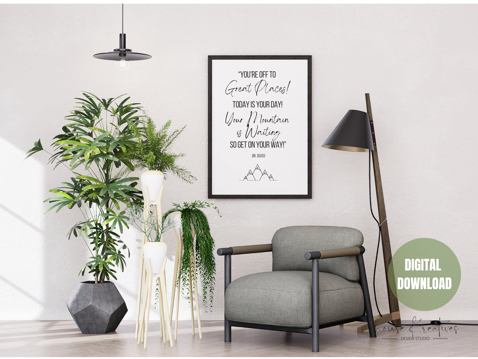 Seuss Quotes Wall Décor, Digital Download Inspirational, School Wall ...