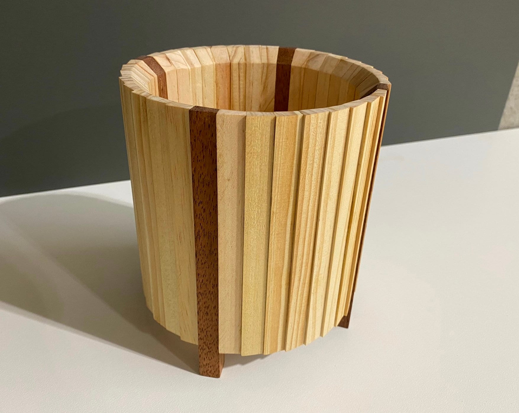 Wood Plant Stand 130mm for indoor house plants — Cubular