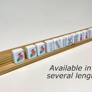 Pack of 4 Wooden Mahjong Tile Racks - Etsy Australia