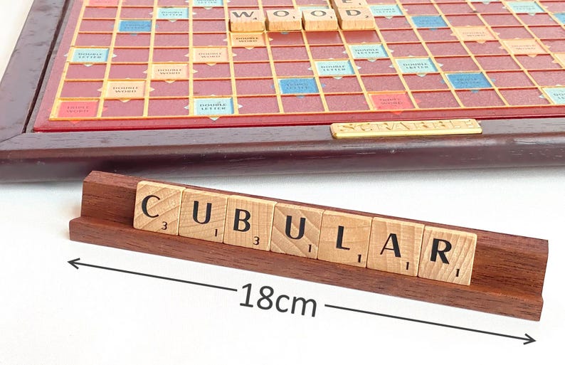 Pack of 4 Hardwoood Scrabble Tile Racks - Etsy