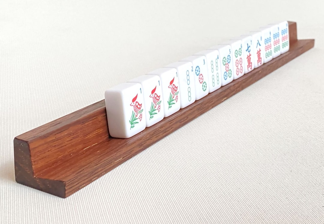 Pack of 4 Hardwoood Mahjong Tile Racks Straight-backed - Etsy