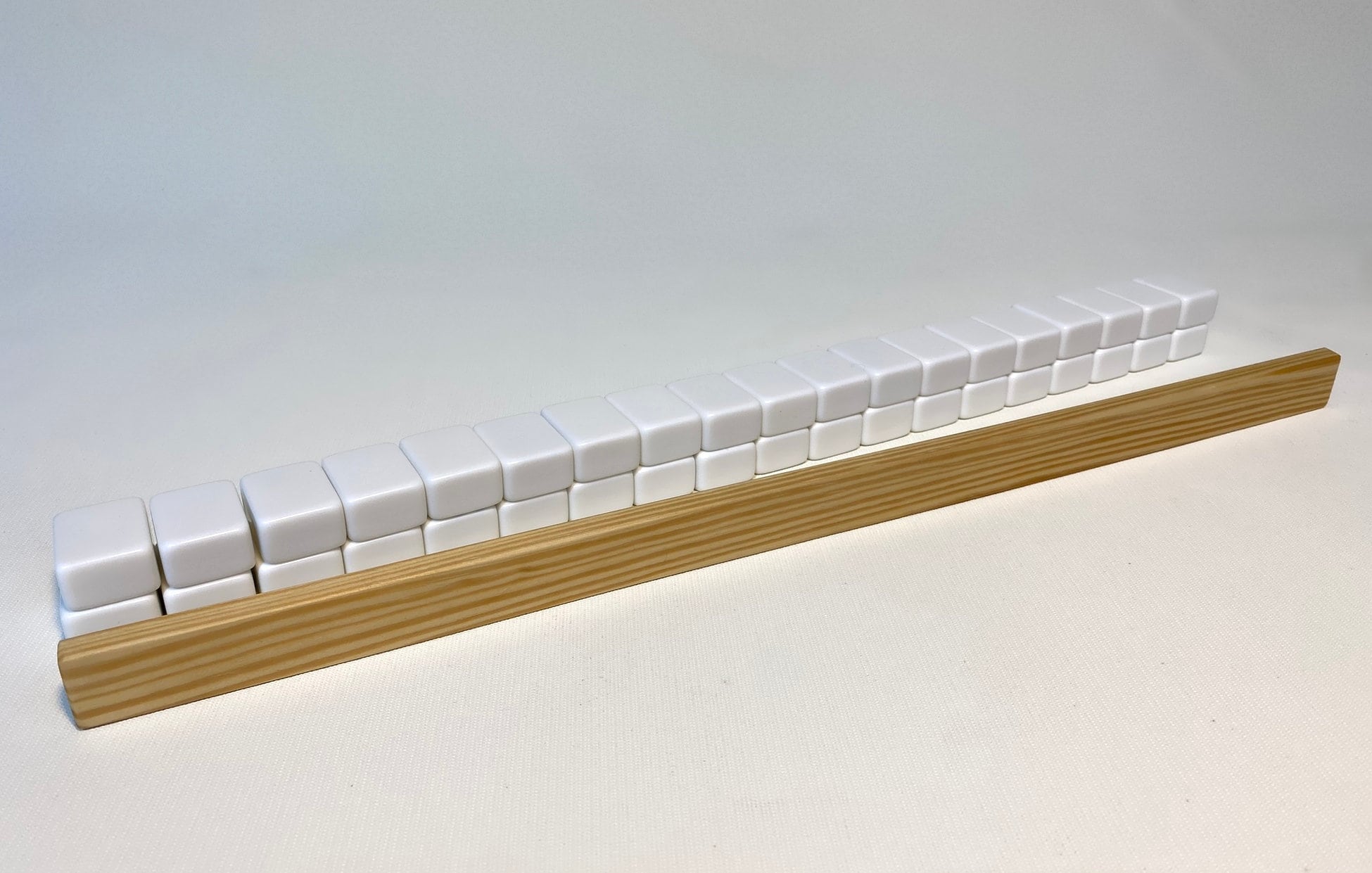 Wooden Mahjong tile rack and pusher — Cubular
