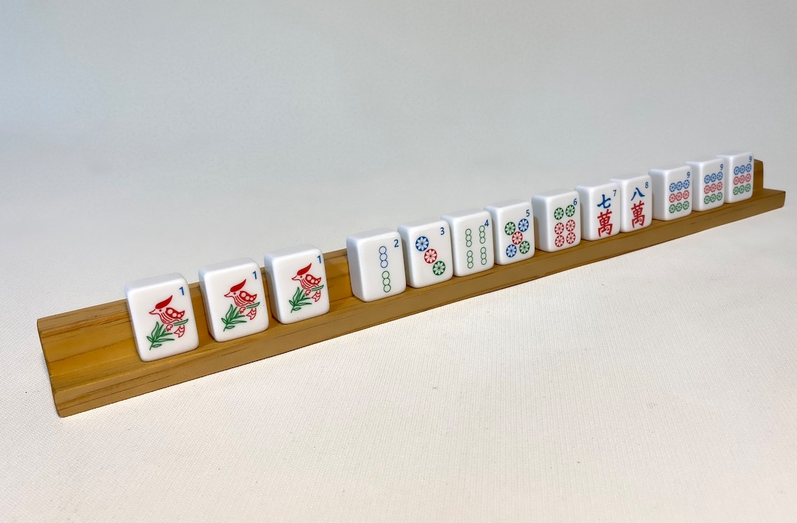 Pack of 4 Wooden Mahjong Tile Racks Straight-backed - Etsy