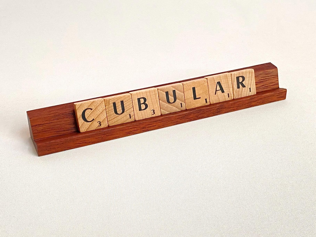 Pack of 4 Hardwoood Scrabble Tile Racks - Etsy