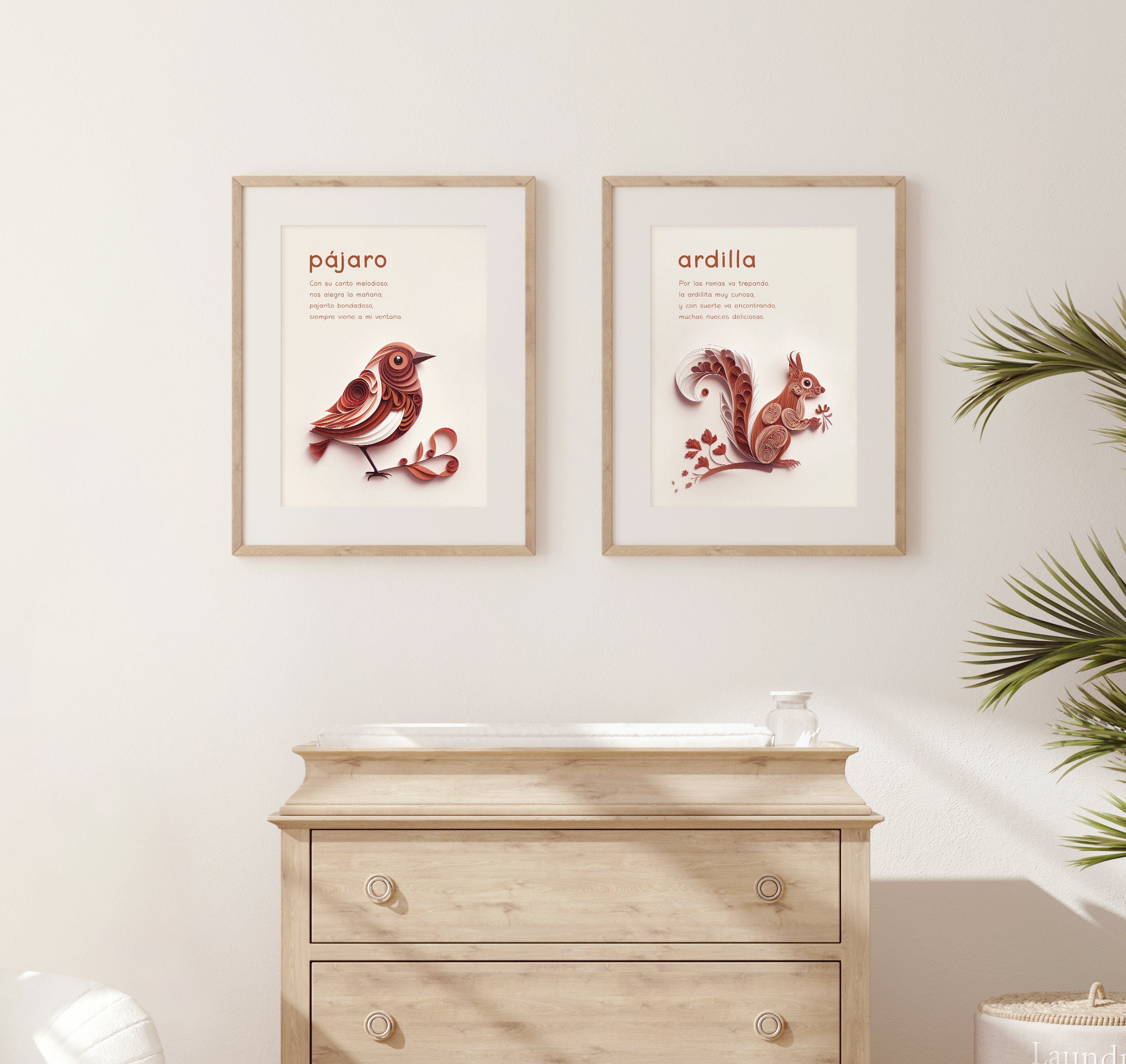 Set De 5 Animales Con Poemas En Español Spanish Poems Bilingual Nursery ...