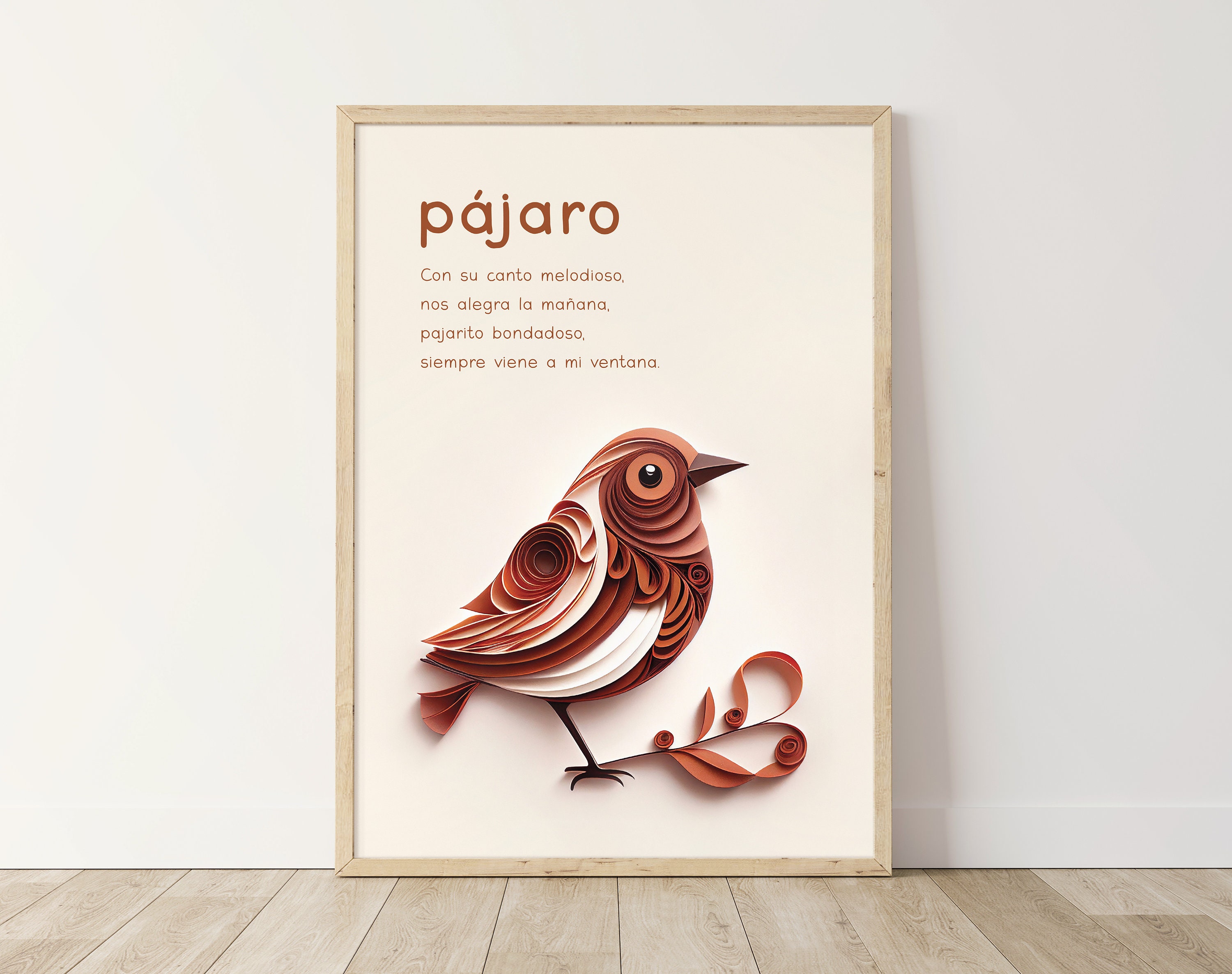 Set De 5 Animales Con Poemas En Español Spanish Poems Bilingual Nursery ...