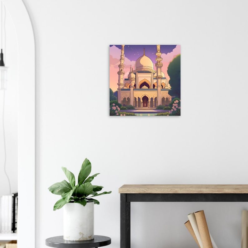 Islam Mosque Kids Room Poster Islam Poster Islamic Art Poster Boys Gift ...