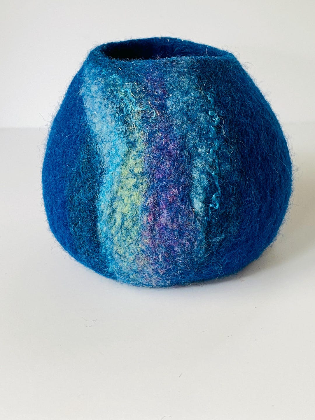 Aurora Felted Wool Vase | Unique Felt Home Decor | Gift for Northern ...