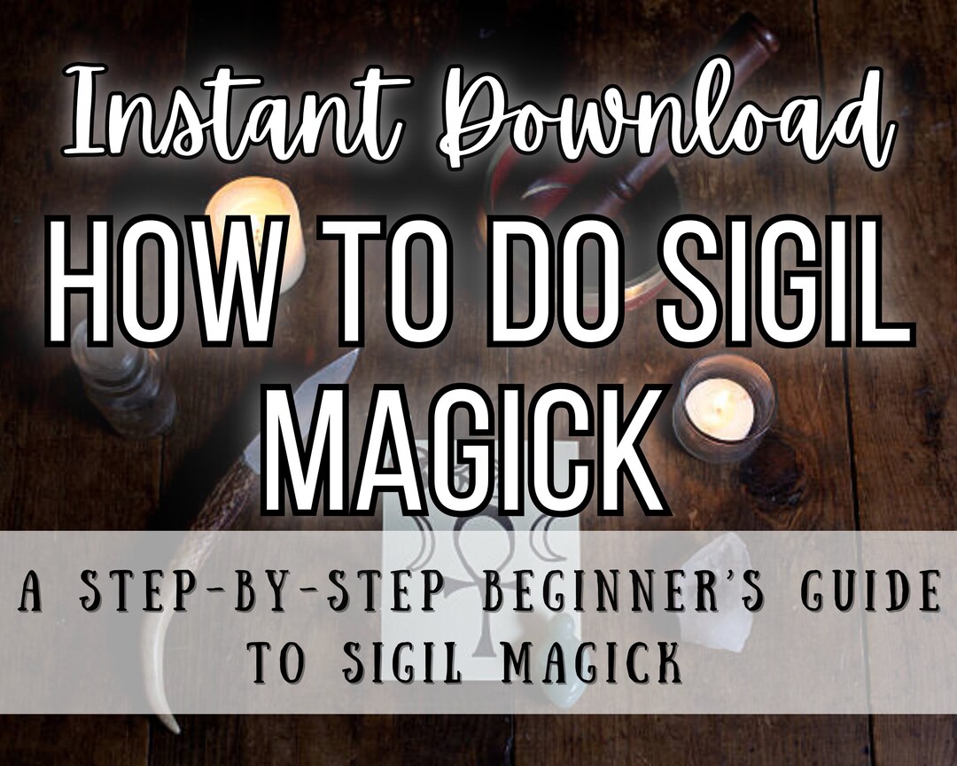 A Beginner’s PDF Guide to Sigil Magick (instant Download!) - Etsy