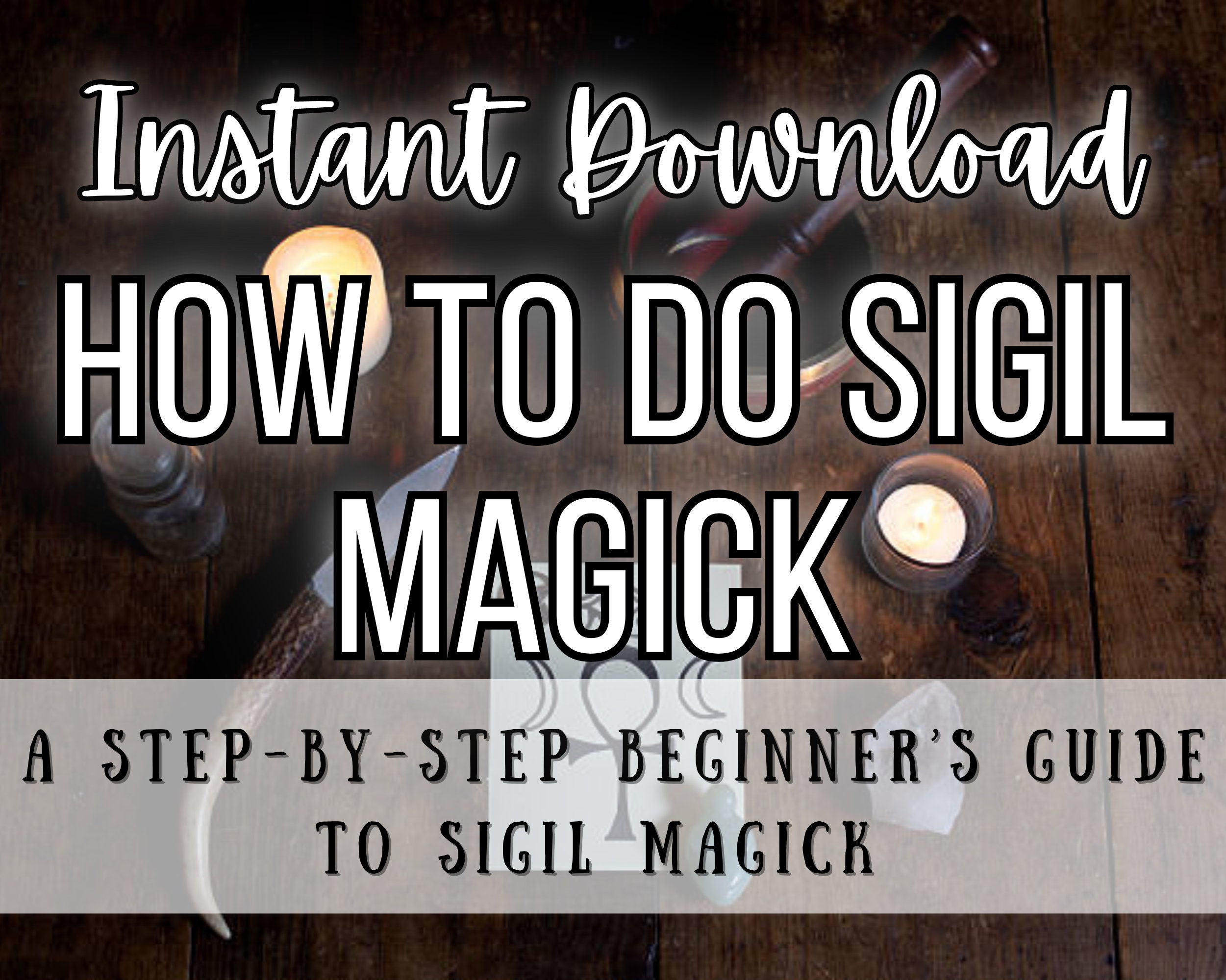 A Beginner’s PDF Guide to Sigil Magick (instant Download!) - Etsy
