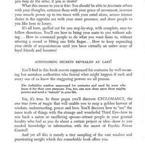 Cyclomancy the Secret of Psychic Power Control instant Download - Etsy