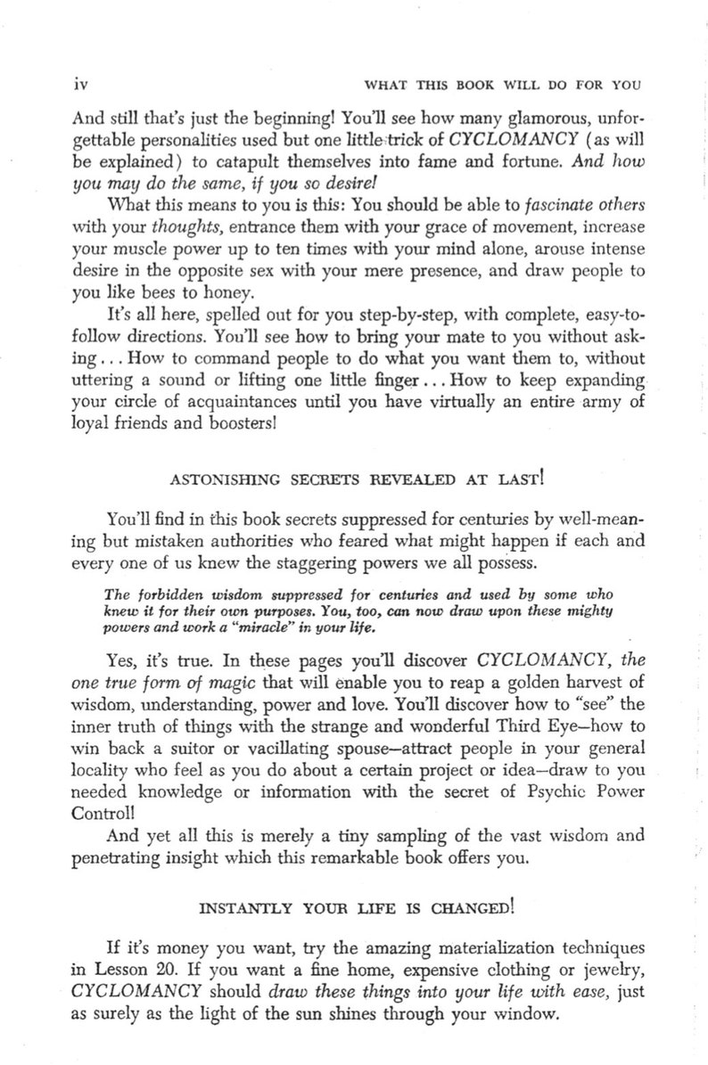 Cyclomancy the Secret of Psychic Power Control instant Download - Etsy