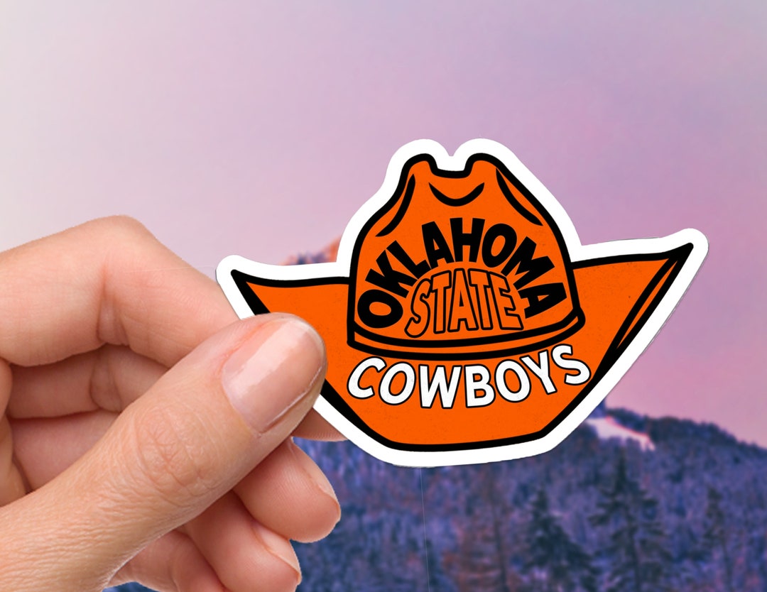 Oklahoma State Sticker, Oklahoma State Cowboys Sticker, Cowboys Sticker ...