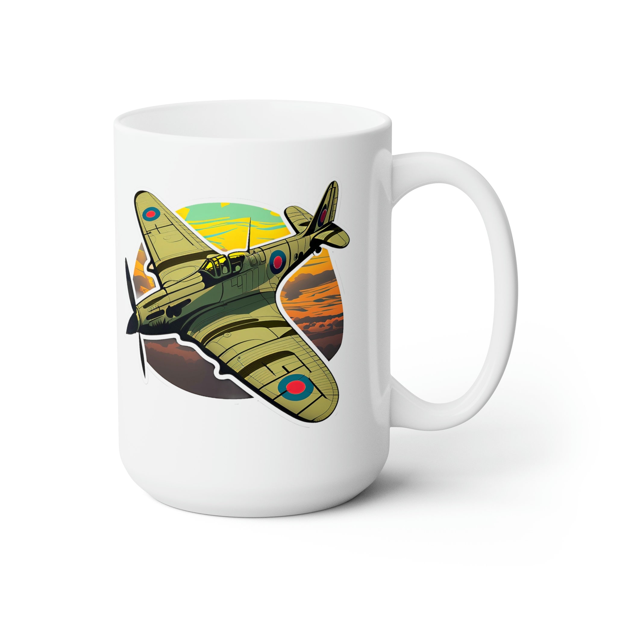 Spitfire Mug, Spitfire Mugs, World War 2 Mug, World War II Mug, Plane ...
