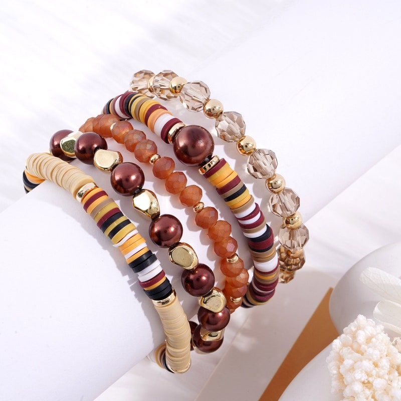Bohemian Stackable Bracelets - Etsy