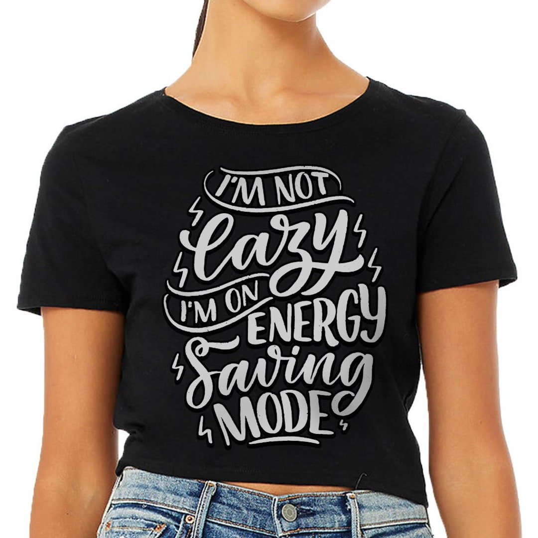 1 Comfortable Women's Cropped Tees Trendy Funny Crop Tops Unique Everyday Wear - Etsy