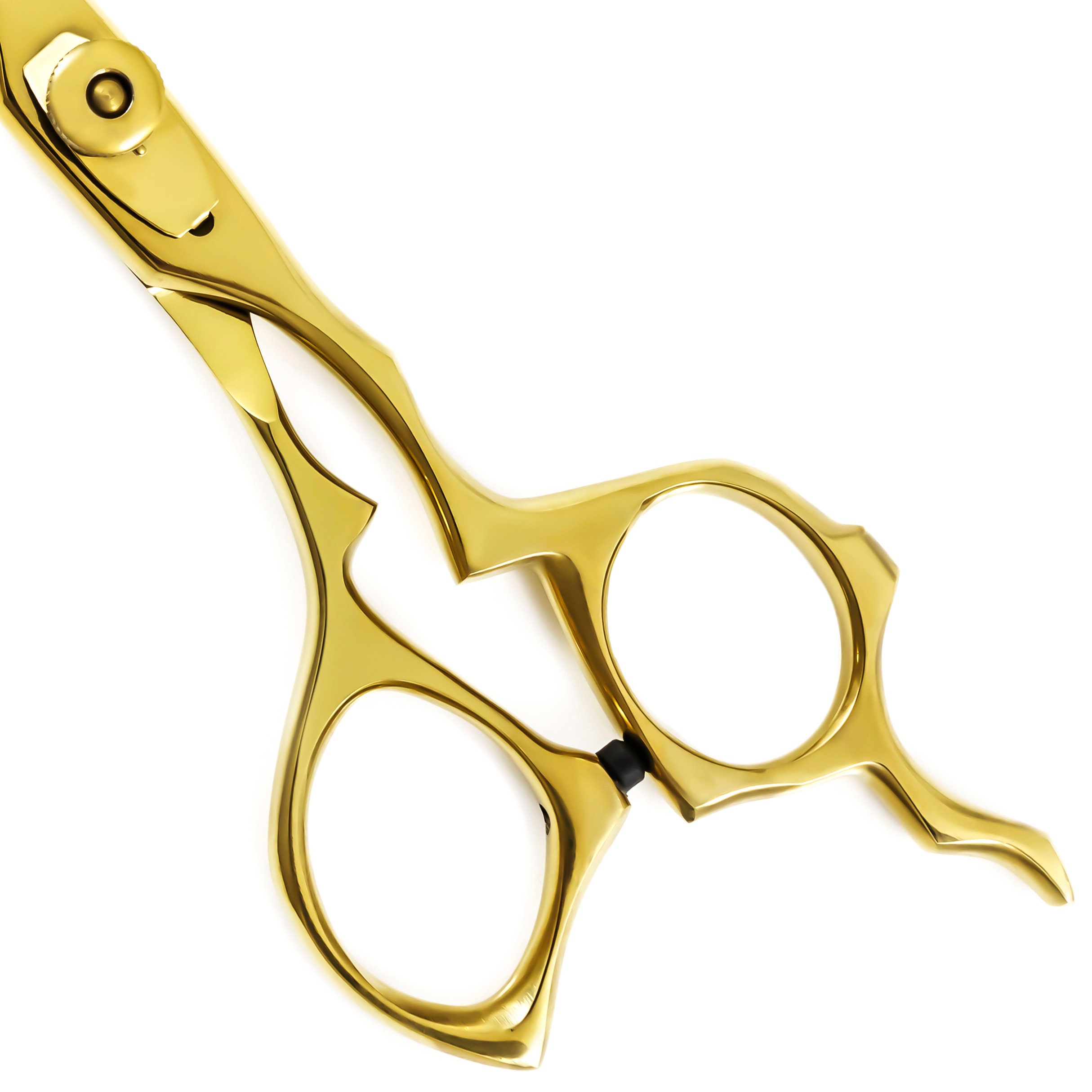 Gold Scissors, 6.5" Professional Hair Scissors, Handmade Stainless ...