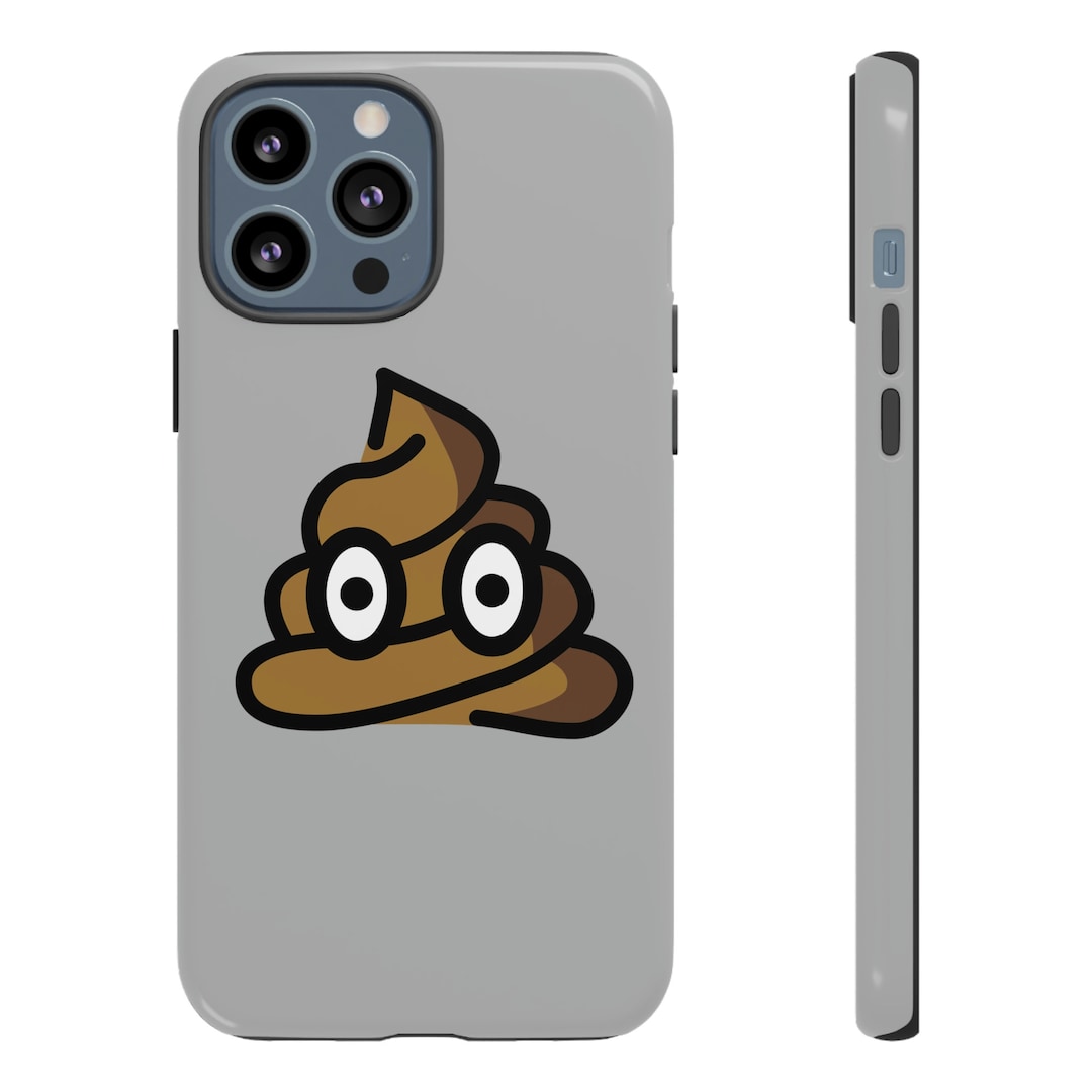 Poop Emoji Grey Tough Phone Cases (available in 36 Phone Models and 2 ...