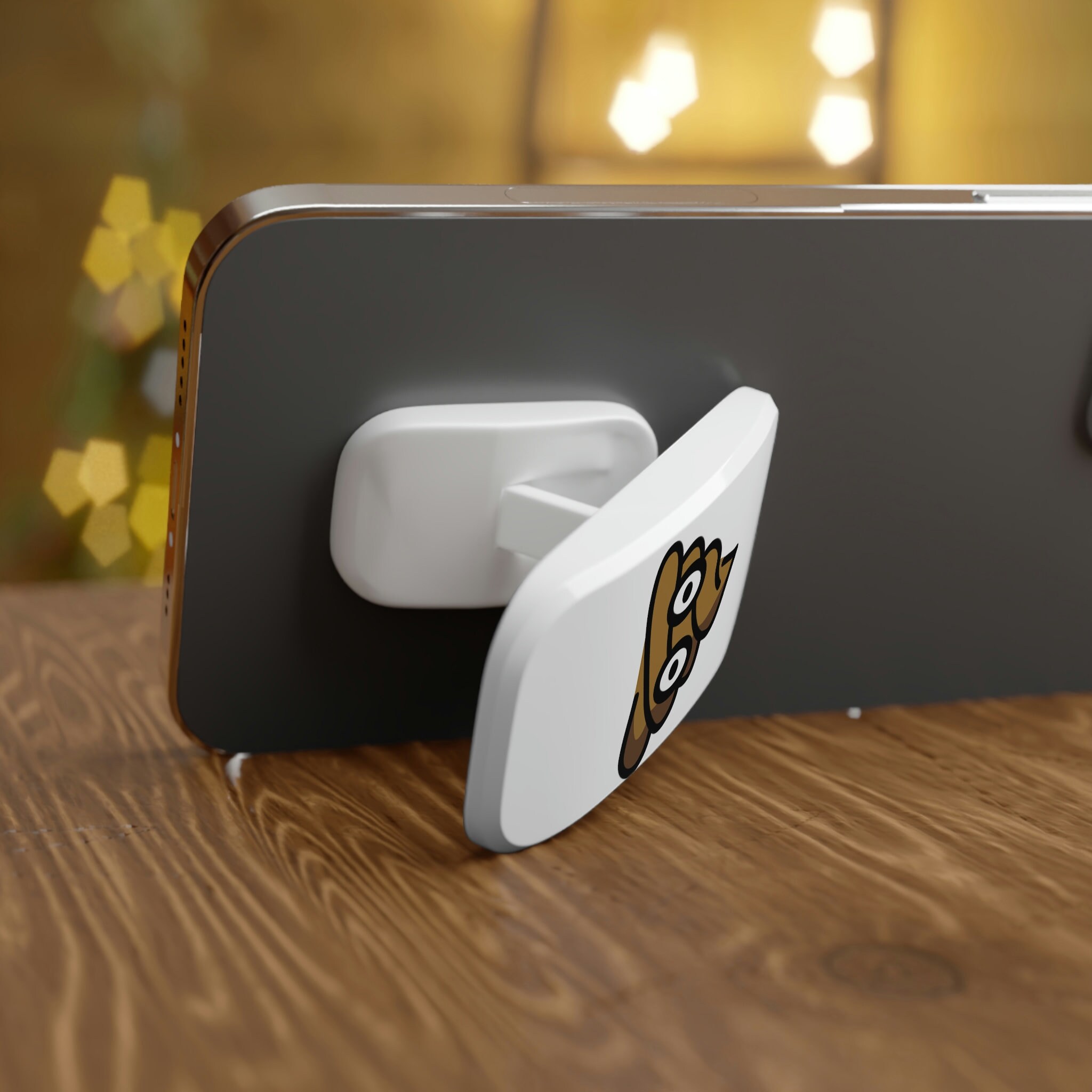 Phone Holder Grip and Stand, Poop Emoji, Polycarbonate and Metal ...