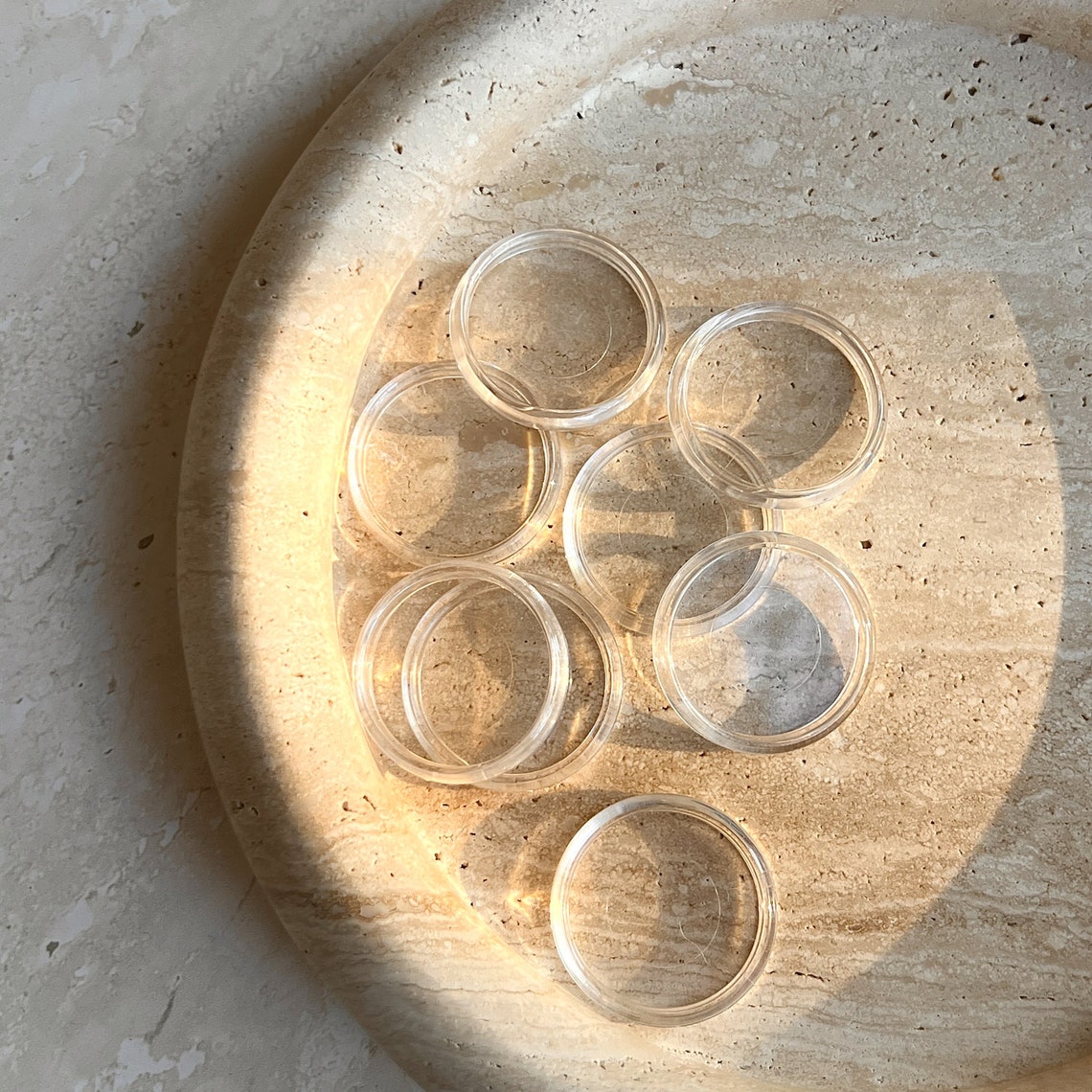 CLEAR PLASTIC DISCS | 32mm - Etsy